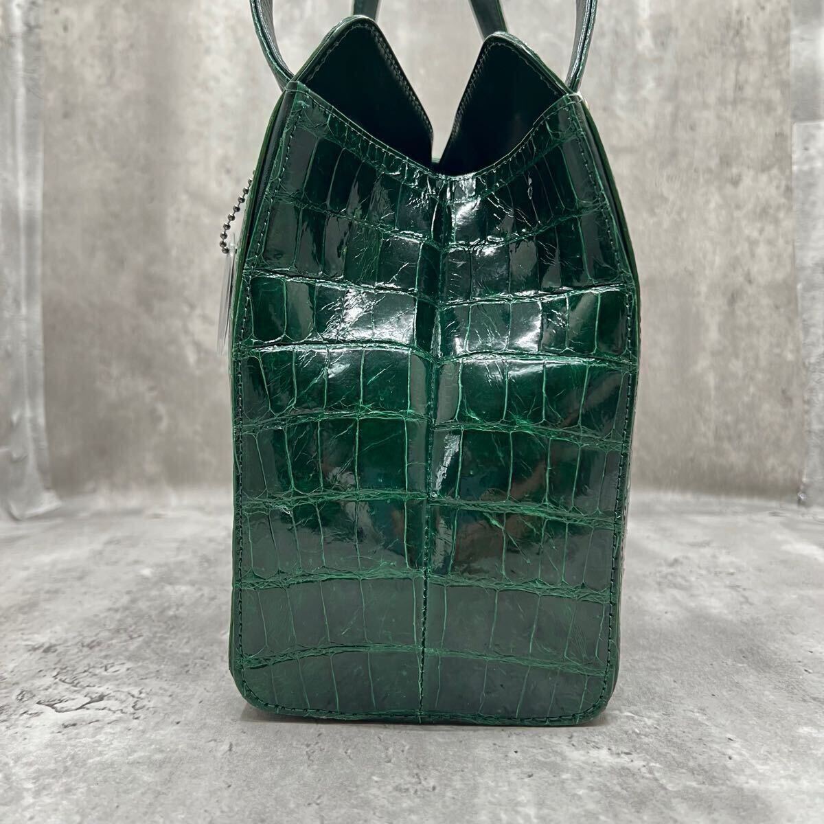 Yahoo!オークション - 【極美品 定価90万 JRA認定】クロコダイル ハン...