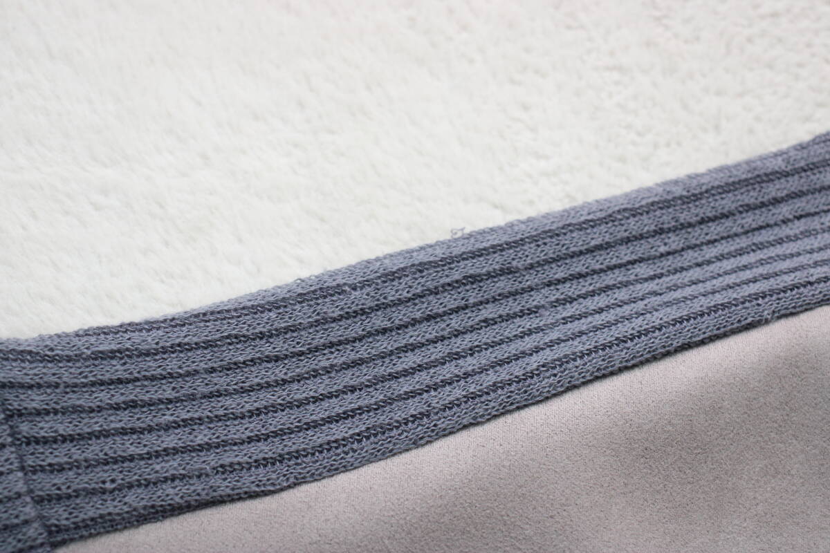 Yahoo!オークション - 12-140 新品 スエード×ニットプルオーバー Fサ...