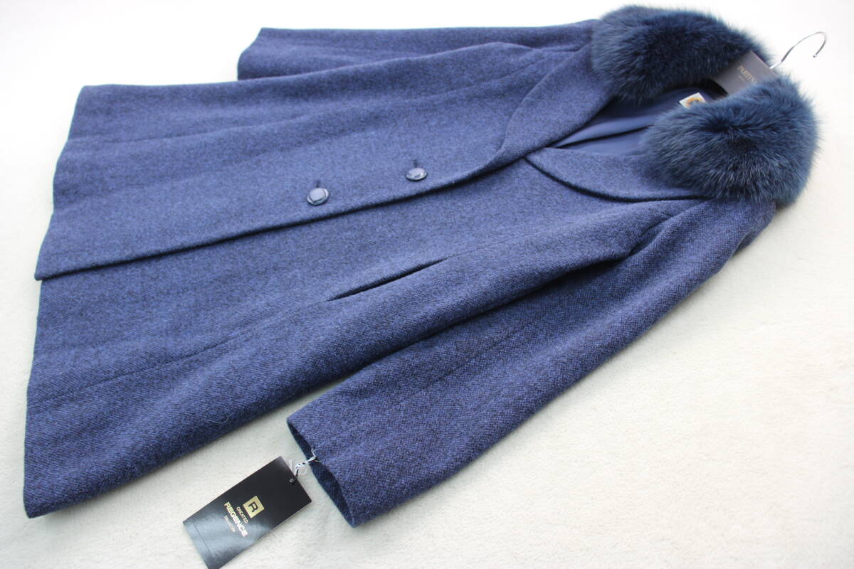 Yahoo!オークション - 12-524 新品 「REGENCE」ブルーフォックスファー...