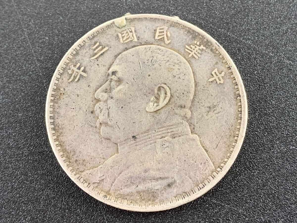 Yahoo!オークション - 1000円~ 中国古銭 袁世凱 壹圓 銀貨 中華民国三...