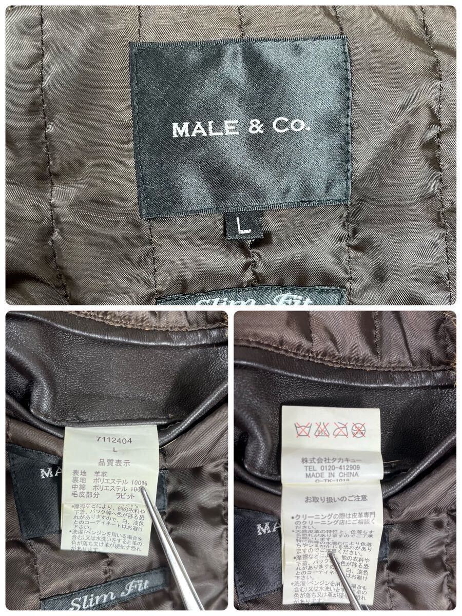 Yahoo!オークション - 極美品 MALE&Co メルアンドコー TAKAQ タカキュ...