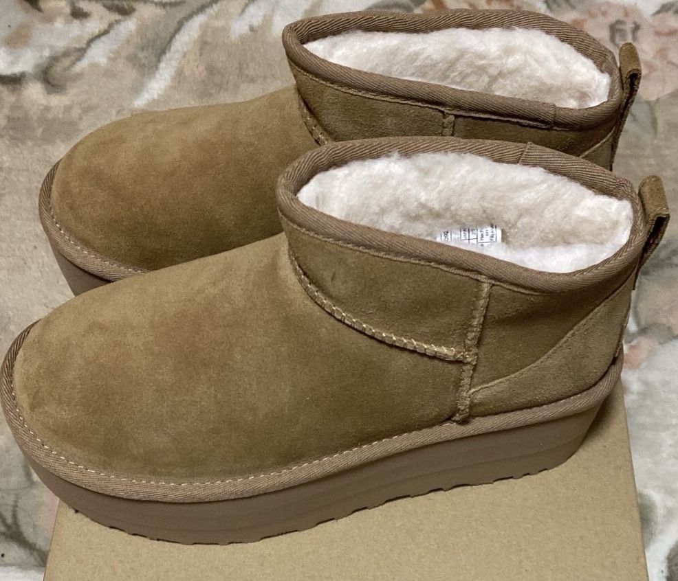 Yahoo!オークション - 新品未使用品 UGG CLASSIC ULTRA MINI PLATFORM ...