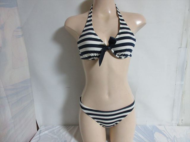 Yahoo!オークション - 3123 ≪9M≫ 未着用 ピチ可愛い 成熟ボーダー ビ...