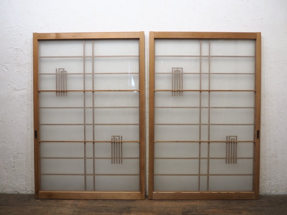 Yahoo!オークション - タT0169 【H130 5cm×W86 5cm】×2枚 素敵な組子...