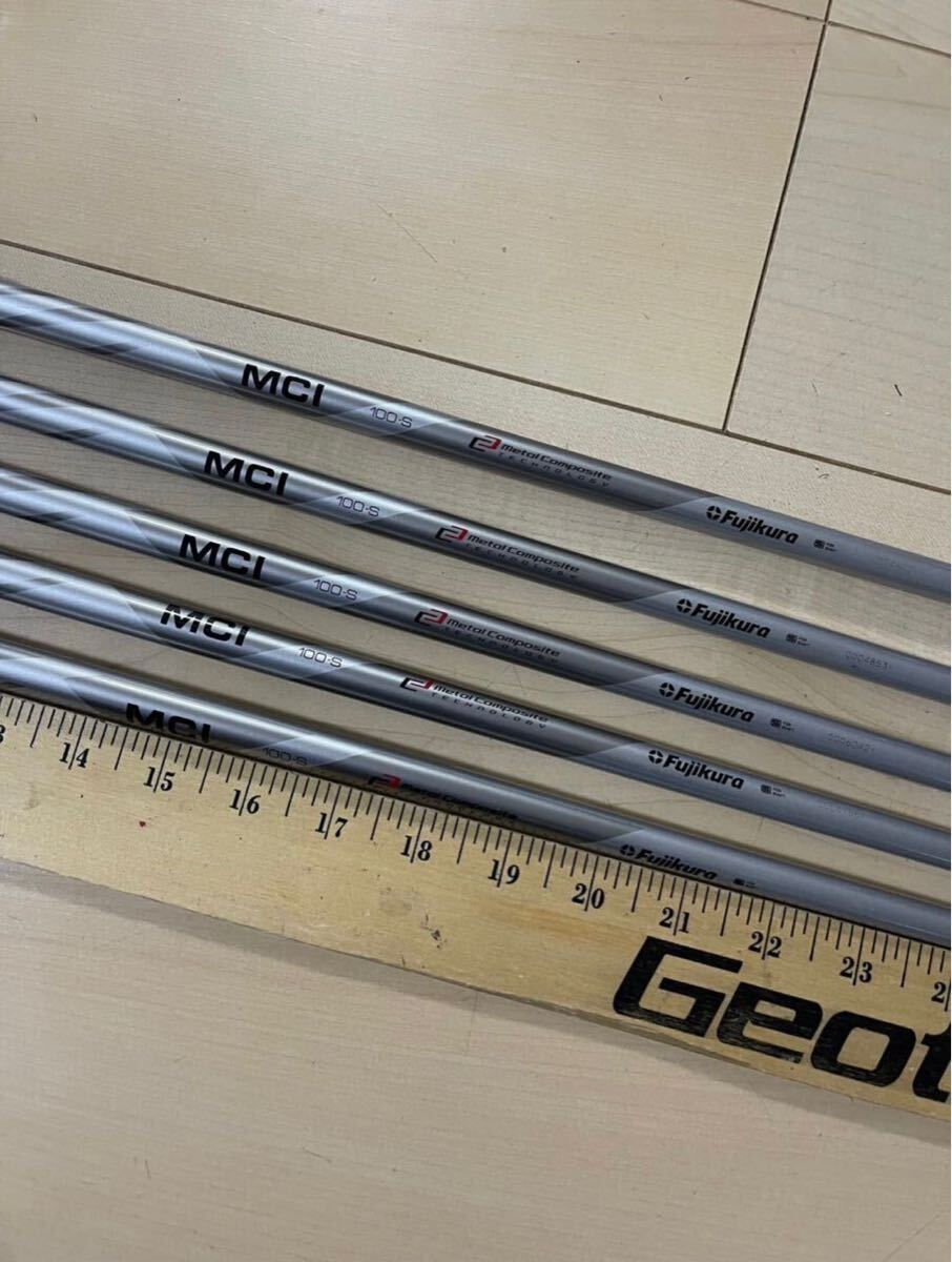 Yahoo!オークション - 234 フジクラ MCI 100S 6からP 5本セット