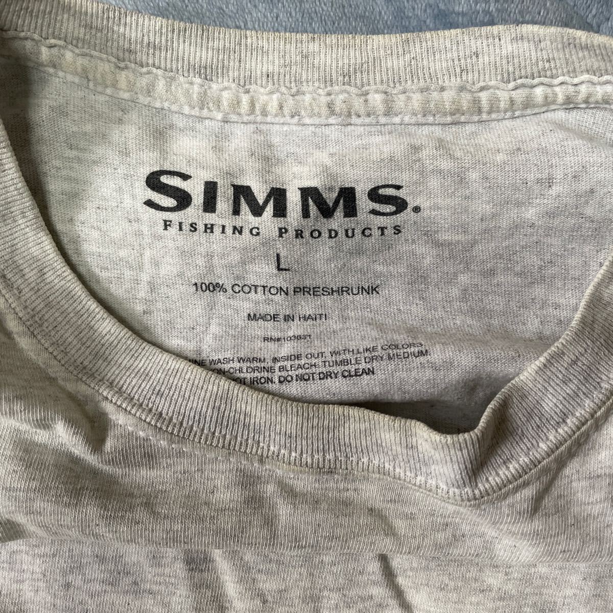 Yahoo!オークション - シムス SIMMS Lサイズ 半袖Tシャツ グレー 古着...