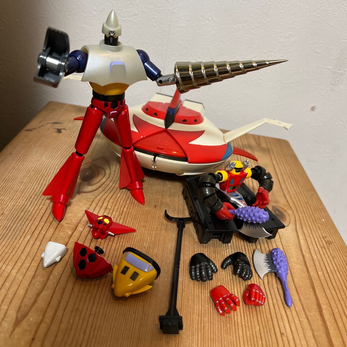 Yahoo!オークション - 超合金魂 ゲッターロボ ゲッター2+スペイザー+ゲ...