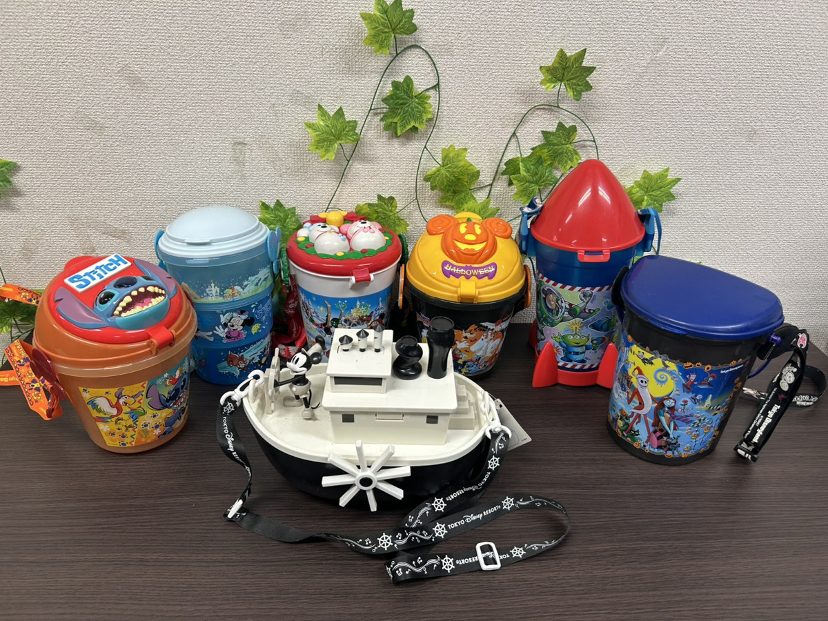 Yahoo!オークション - 7353-06 ディズニー ポップコーンバケット7個/蒸...