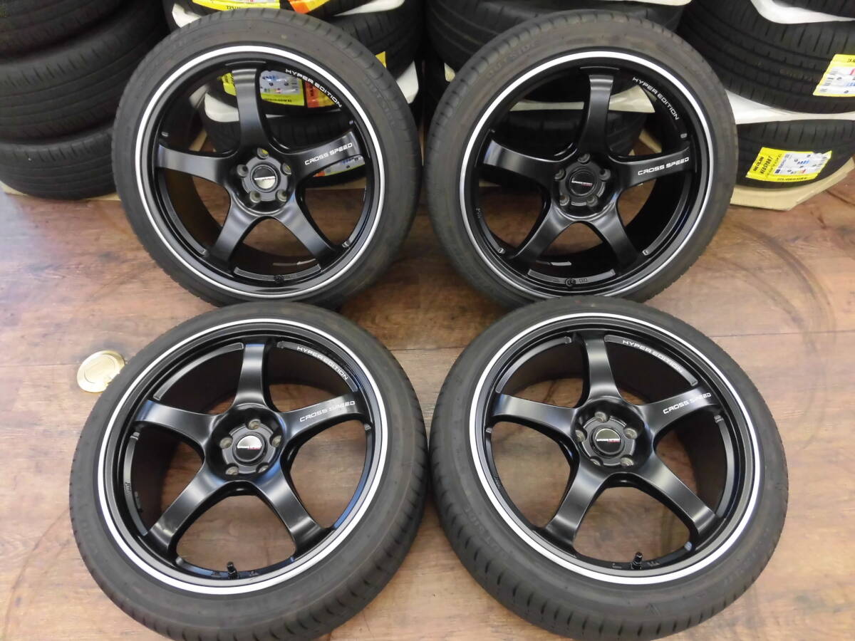 Yahoo!オークション - お買い得品 中古セット クロススピードCR5 18イ...