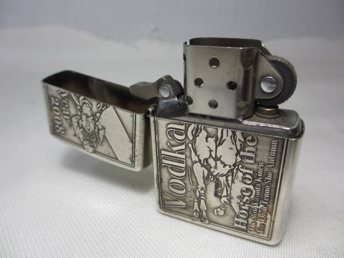 Yahoo!オークション - W29 ZIPPO ライター 競馬 Vodka(ウォッカ) HORSE...
