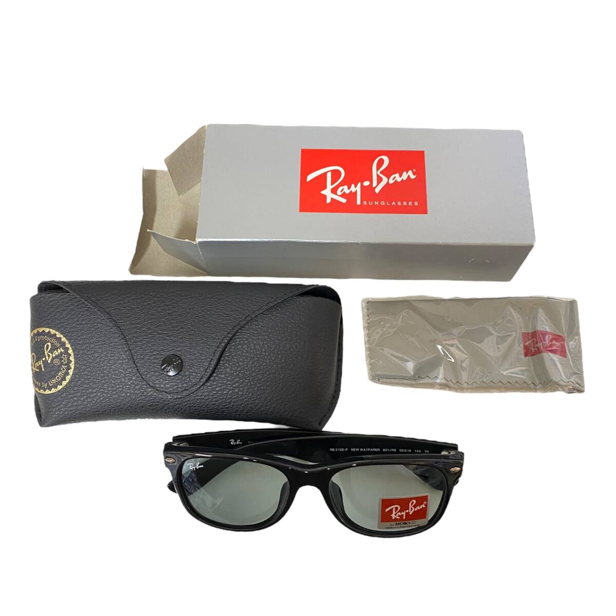 品 Ray-Ban レイバン サングラス RB2132-F NEW WAYFARER 55 18-140 ブラック W78105RD(ウェイファーラー)｜売買されたオークション情報、yahoo ...