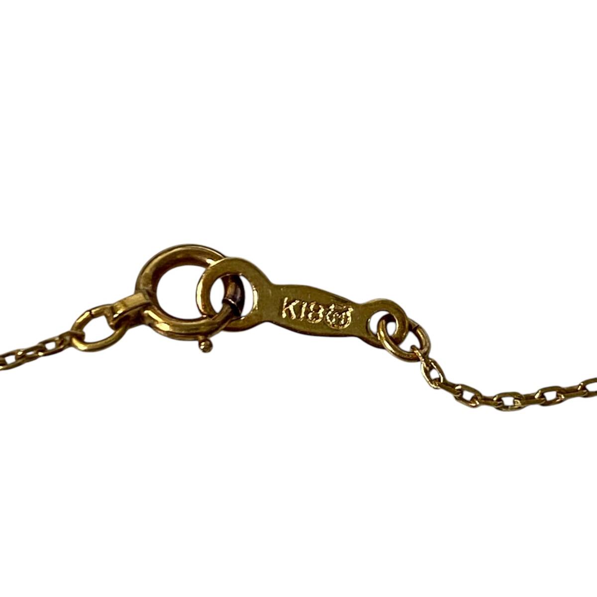 Yahoo!オークション - MIKIMOTO K18 2.6g パール 1Pダイヤ ネックレ...