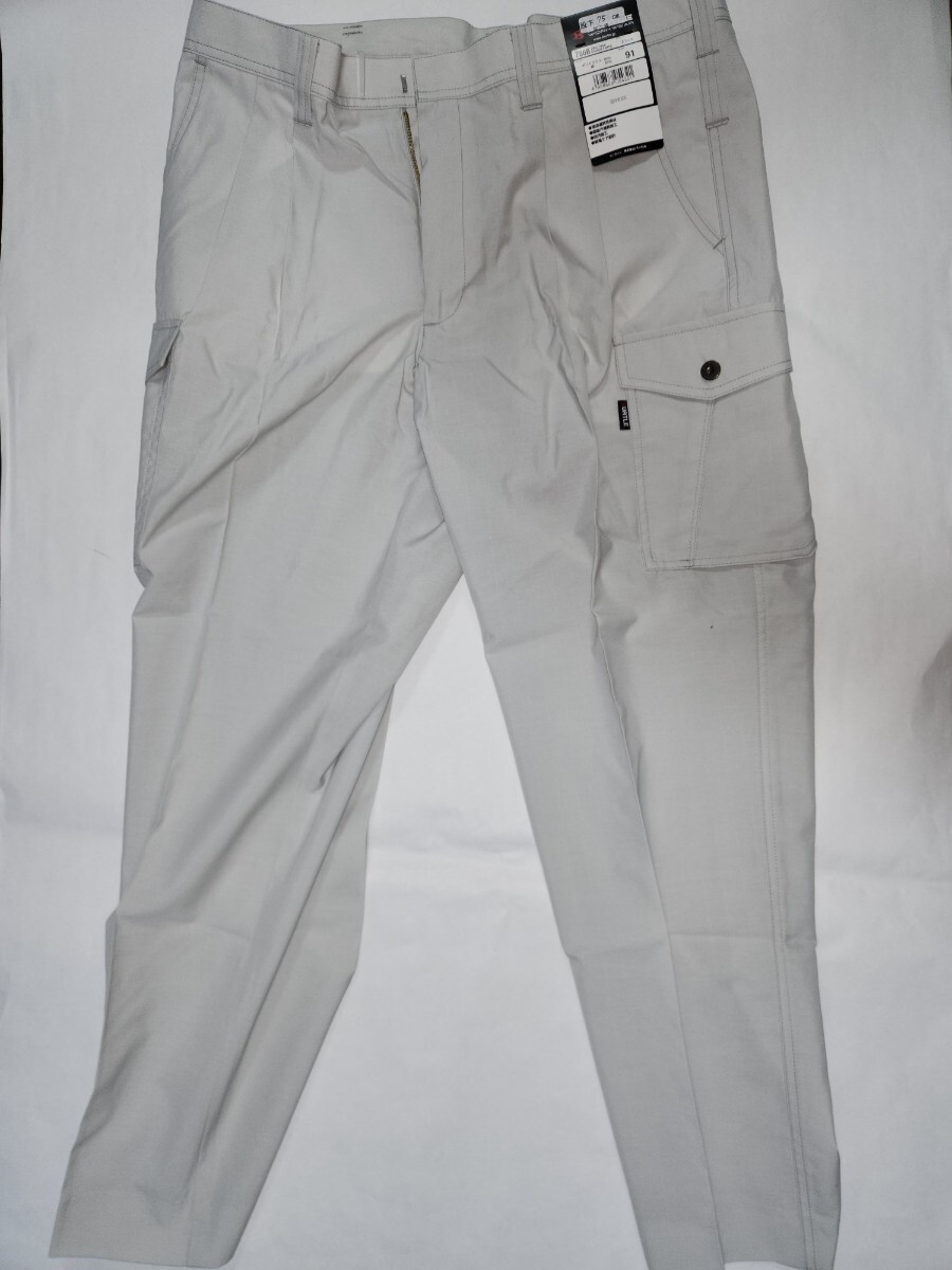 Yahoo!オークション - BURTLE 7066 ツータックカーゴパンツ シェル 91 ...