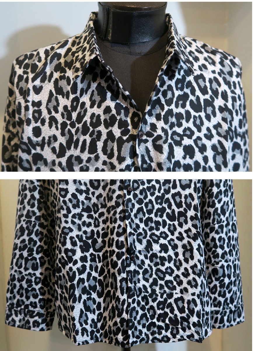 Yahoo!オークション - 新品 XXLサイズ 豹柄シャツ ビッグサイズ 1568 ...
