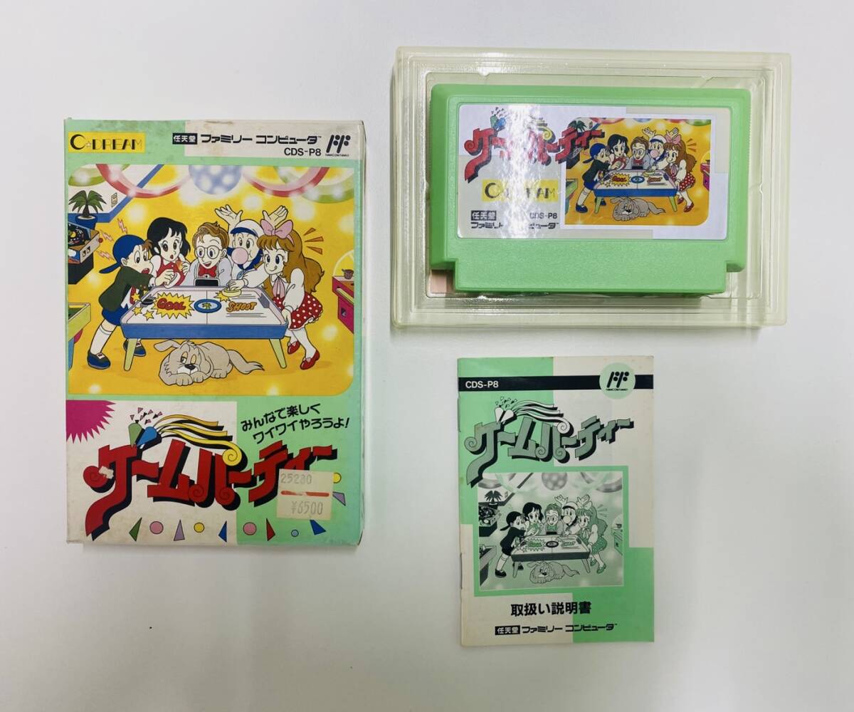 Y FCソフト ゲームパーティー 箱 説明書付属 起動確認済み CDS-P8 ファミコン(その他)｜売買されたオークション情報、yahooの商品情報をアーカイブ公開 - オークファン ...