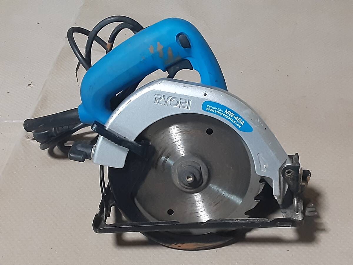 Yahoo!オークション - RYOBI リョービ 丸ノコ （ブレーキ付） MW-46A ...