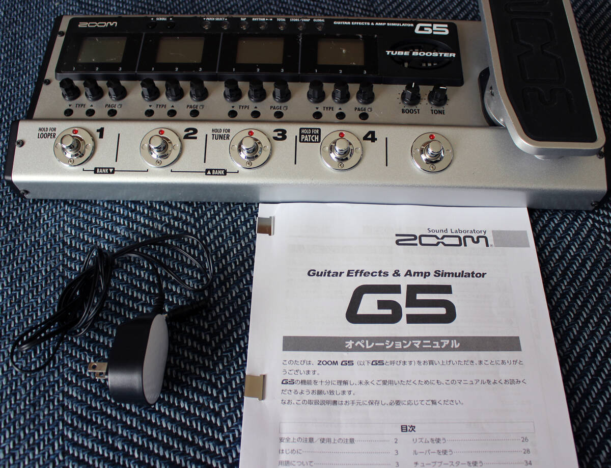 Yahoo!オークション - ZOOM G5（マルチ・エフェクター）/ ズーム G5