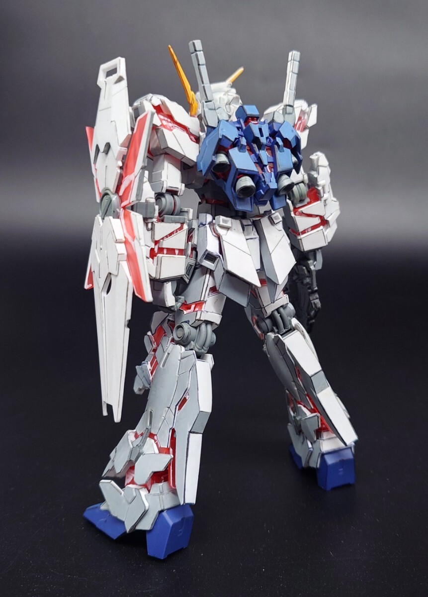 日本代購代標第一品牌【樂淘letao】－HG ユニコーンガンダム アニメ風塗装 完成品 機動戦士ガンダム ガンダム ガンプラ バンダイ