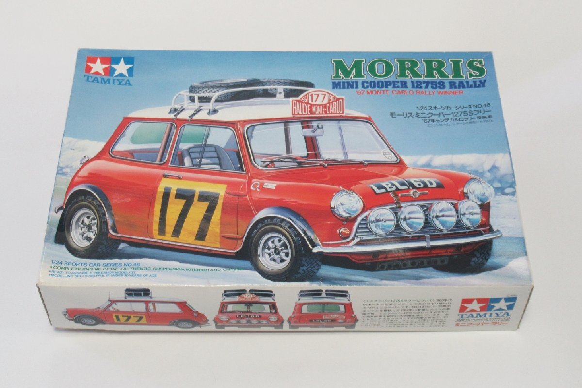 Yahoo!オークション - タミヤ 1/24 モーリス・ミニクーパー1275Sラリー...