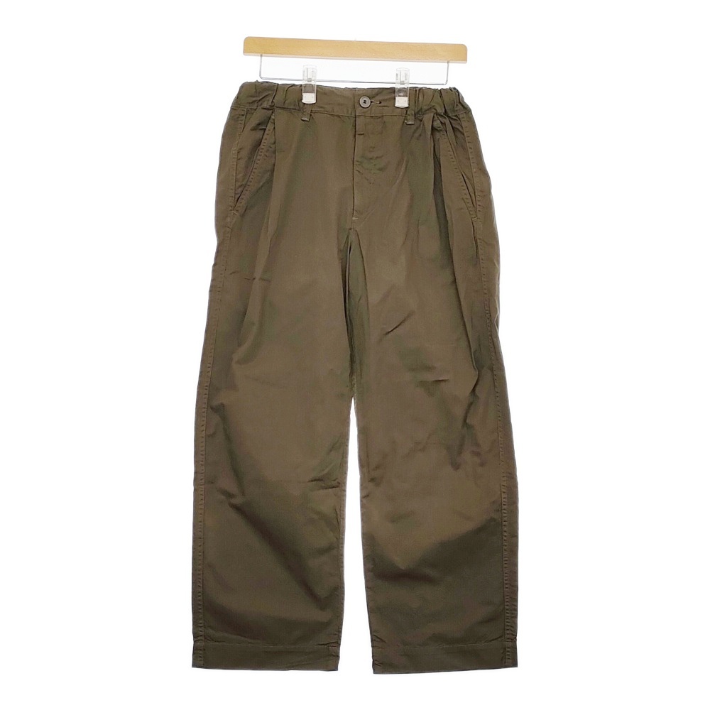 MANUAL ALPHABET MA-P-170 サイズ2 WIDE TROUSERS 定価15400円 イージー パンツ カーキ マニュアルアルファベット 4-1118M F98058(M ...