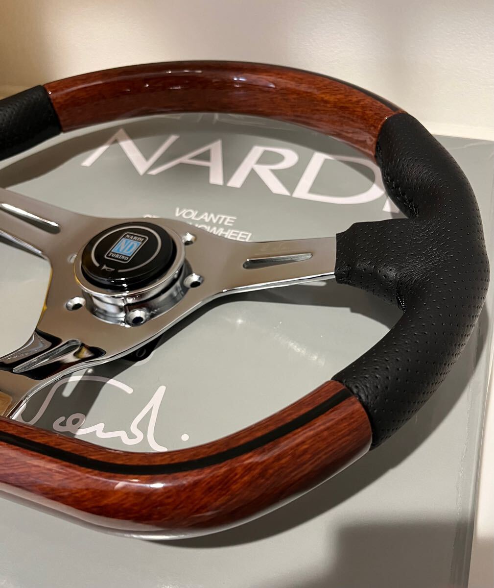 Yahoo!オークション - NARDI ナルディ ステアリング D型 ウッド調 カリ...