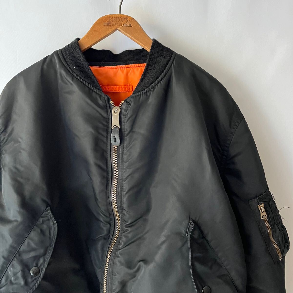 Yahoo!オークション - ALPHA INDUSTRIES INC. MA-1 フライトジャケット...