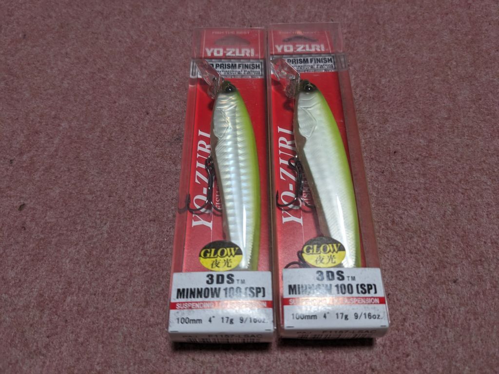 Yahoo!オークション - ヨーヅリ 3D ミノー プリズム 100SP 17g 2個セッ...