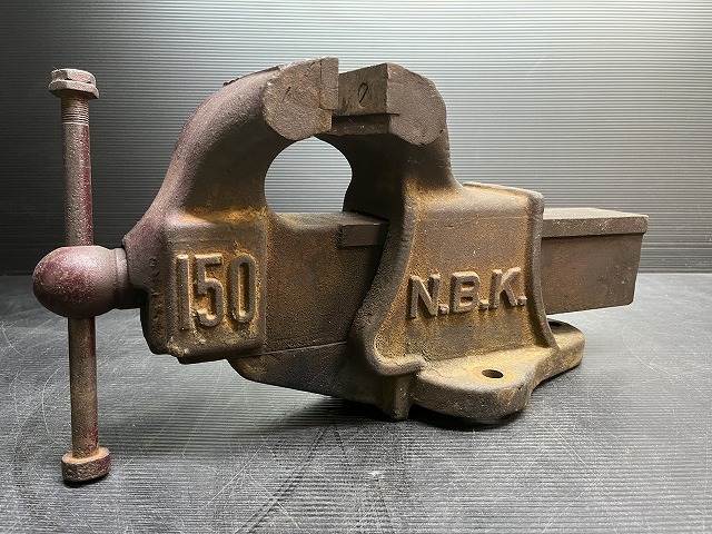 Yahoo!オークション - D9 NBK ナベヤ 万力 バイス №150 角銅型【手渡...
