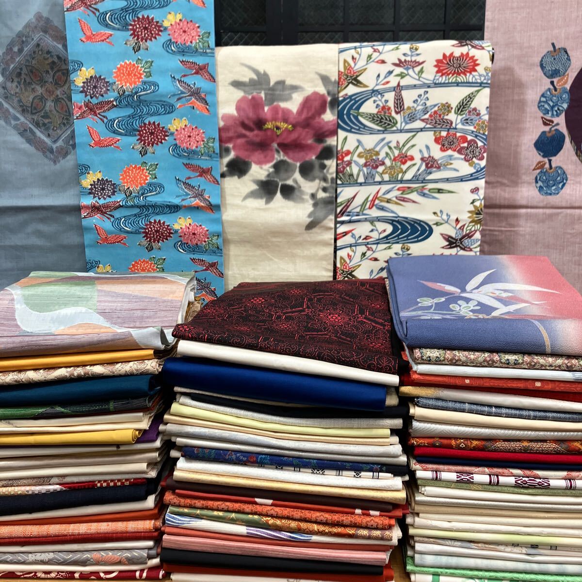 Yahoo!オークション - 一右衛門No.2717 名古屋帯 90本まとめ売り なご...