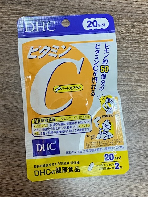 Yahoo!オークション - 新品 DHC ビタミンC ハードカプセル 20日分 40粒...