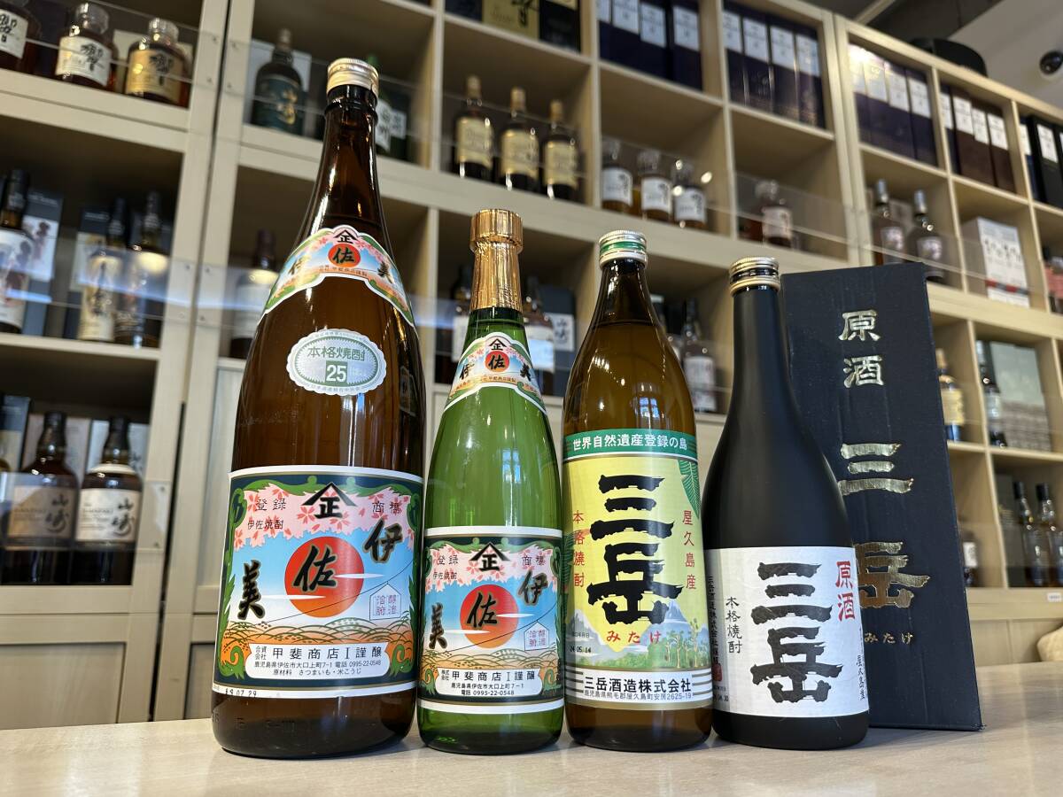 121530 芋焼酎各種 伊佐美 1800ml/720ml/三岳 900ml/三岳原酒720ml 4本セット(三岳)｜売買されたオークション情報、yahooの商品情報をアーカイブ公開 ...