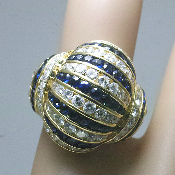 Yahoo!オークション - 《SALE》サファイア 3.20ct ダイヤモンド 3.68ct...