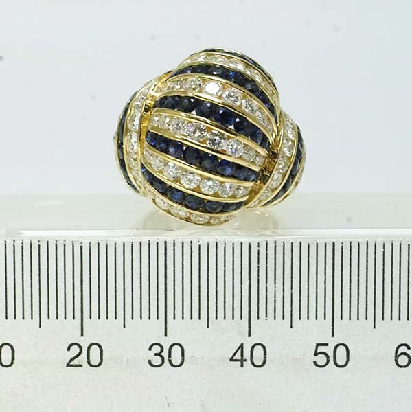 Yahoo!オークション - 《SALE》サファイア 3.20ct ダイヤモンド 3.68ct...