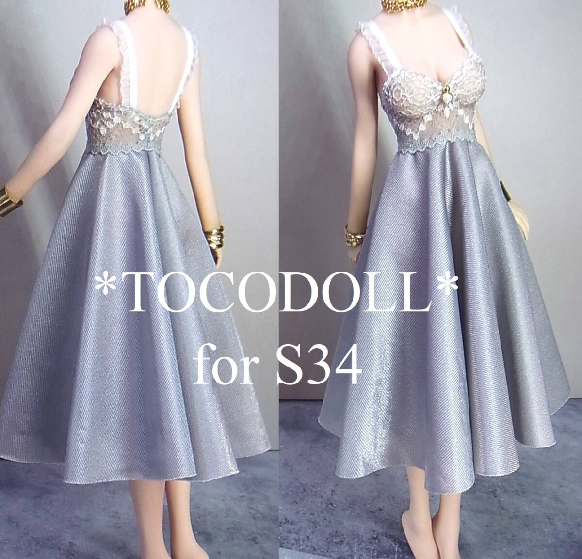 Yahoo!オークション - toco Phicen/TBLeague用 S34 ホルターフリル レ...