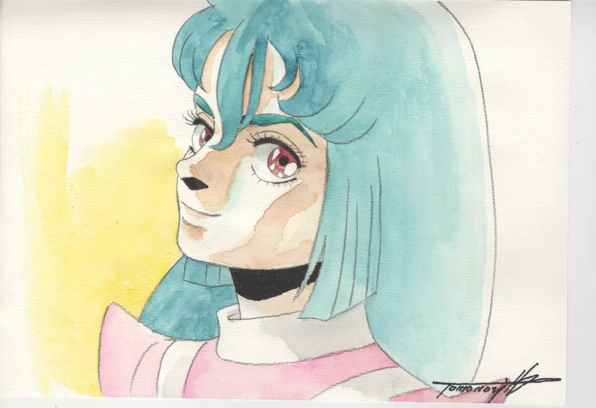 Yahoo!オークション - 手描きイラスト157 湖川友謙 直筆イラスト