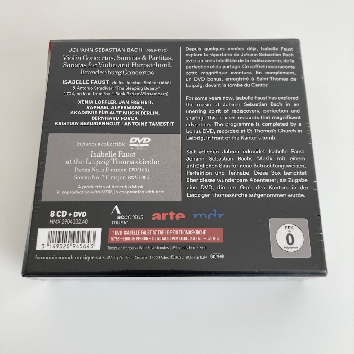 Yahoo!オークション - 【未開封】CD/ 8CD+DVD/ イザベル・ファウスト