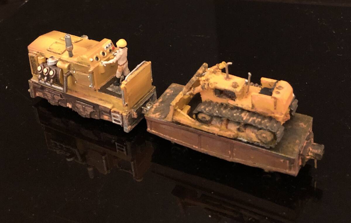 Yahoo!オークション - HOナロー (1/87) 自由形作業車DB10と重量運搬車+...