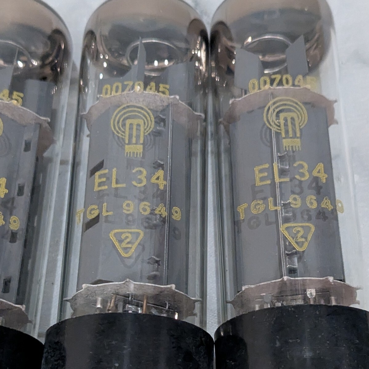 Yahoo!オークション - 真空管 RFT EL34 TGL 9649 4本セット 箱無し