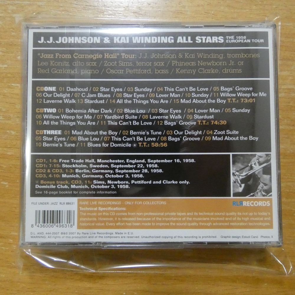 Yahoo!オークション - 8436006496318 【3CD】J.J.JOHNSON&KAI WINDING ...