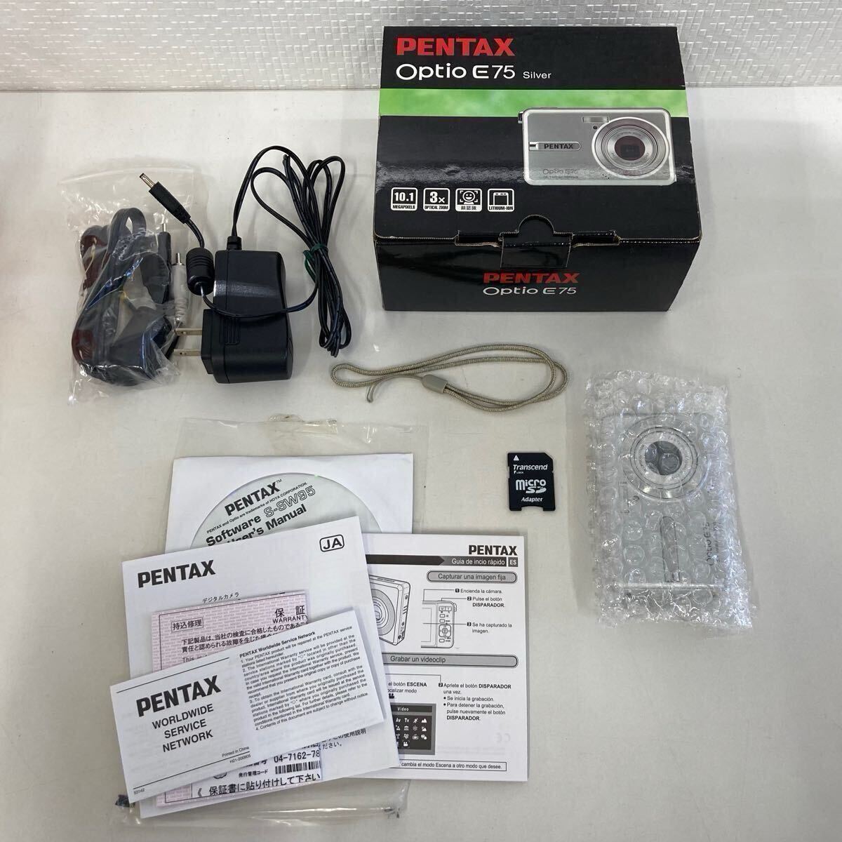 Yahoo!オークション - PENTAX ペンタックス デジタルカメラ Optio E75 ...