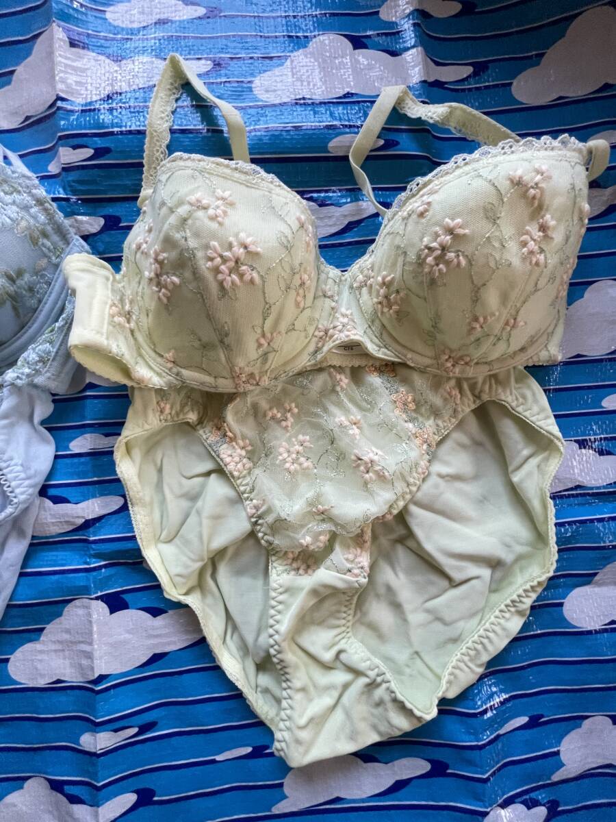 Yahoo!オークション - ブラジャー C75 ショーツ2