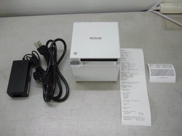 EPSON/エプソン サーマルプリンター TM-m30II/TM302-613W/M362B LAN USB Bluetooth 80mm 印字良好 現状渡し a1904(レジスタ)｜売買され ...