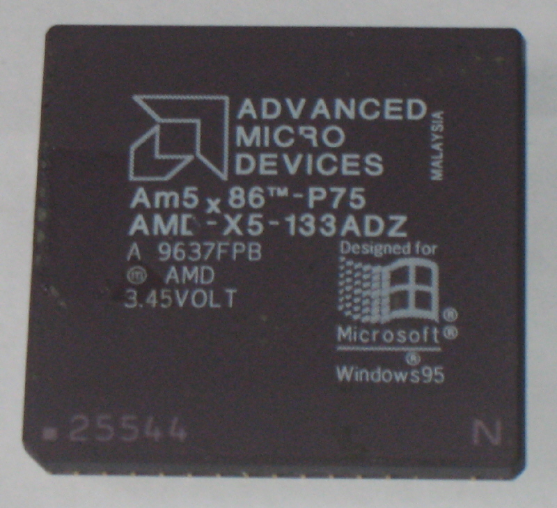 Yahoo!オークション - AMD Am5x86-P75 AMC-X5-133ADZ 動作未確認