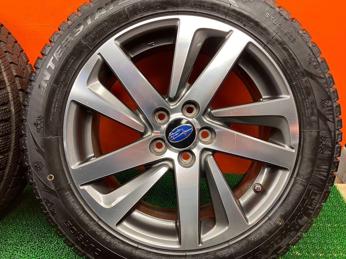 Yahoo!オークション - 4r-6)冬 205/55R16 INTERSTATE 8-8.5分山 スバル...