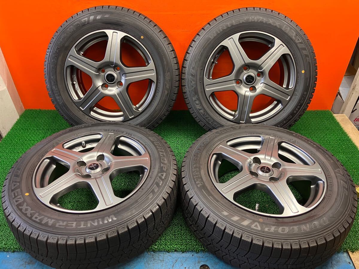 Yahoo!オークション - 3e-106)冬 185/65R15 DUNLOP Winter Maxx WM03 8...