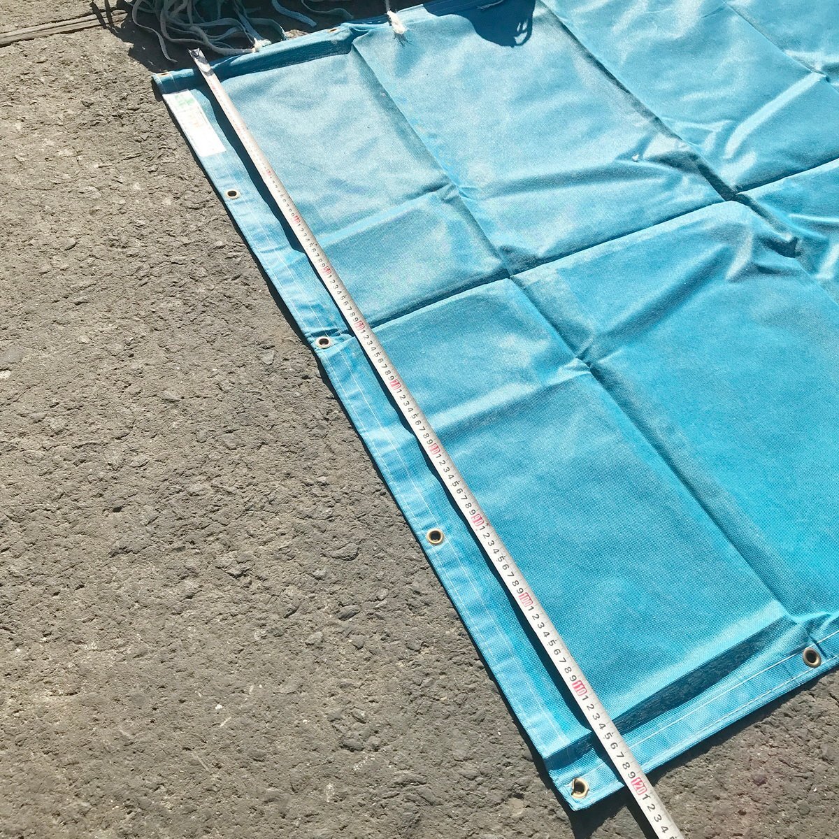 Yahoo!オークション - 扇蒼.c809 防炎メッシュシート ブルー サイズ(1....