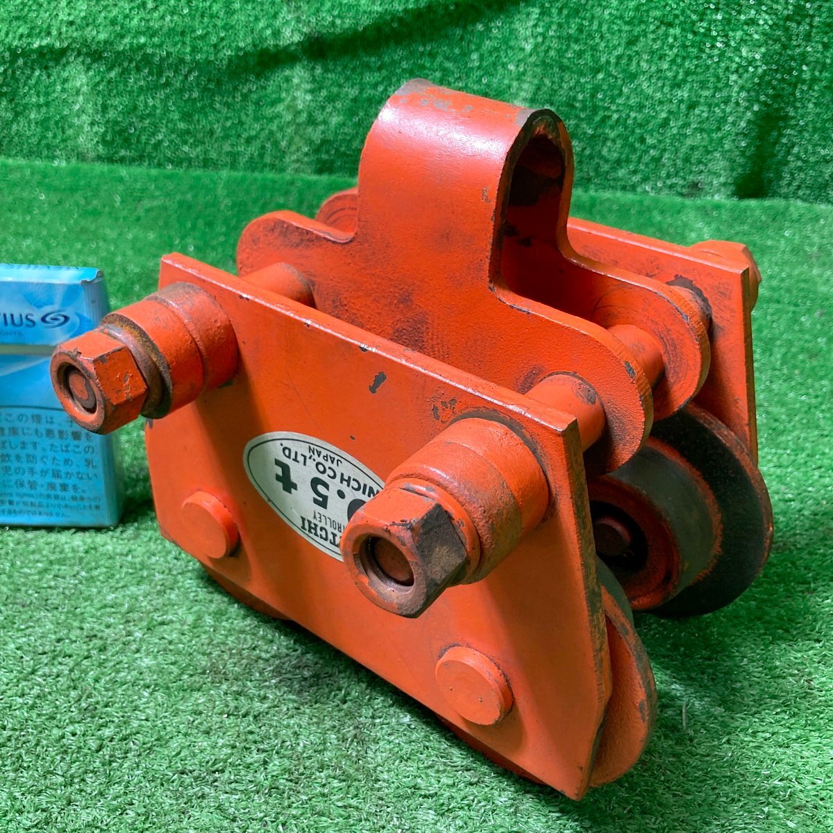 Yahoo!オークション - 春睦a222 NITCHI プレーントロリー 荷重0.5t・適...