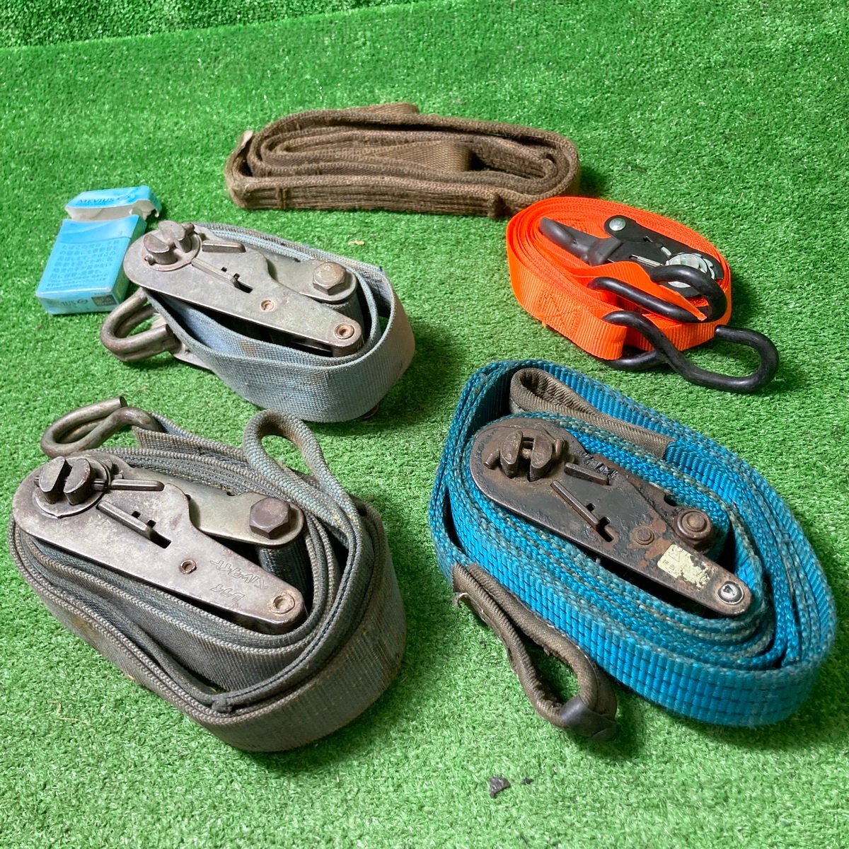 Yahoo!オークション - 拝睦a313 ラッシングベルト(全長約290～350cm)