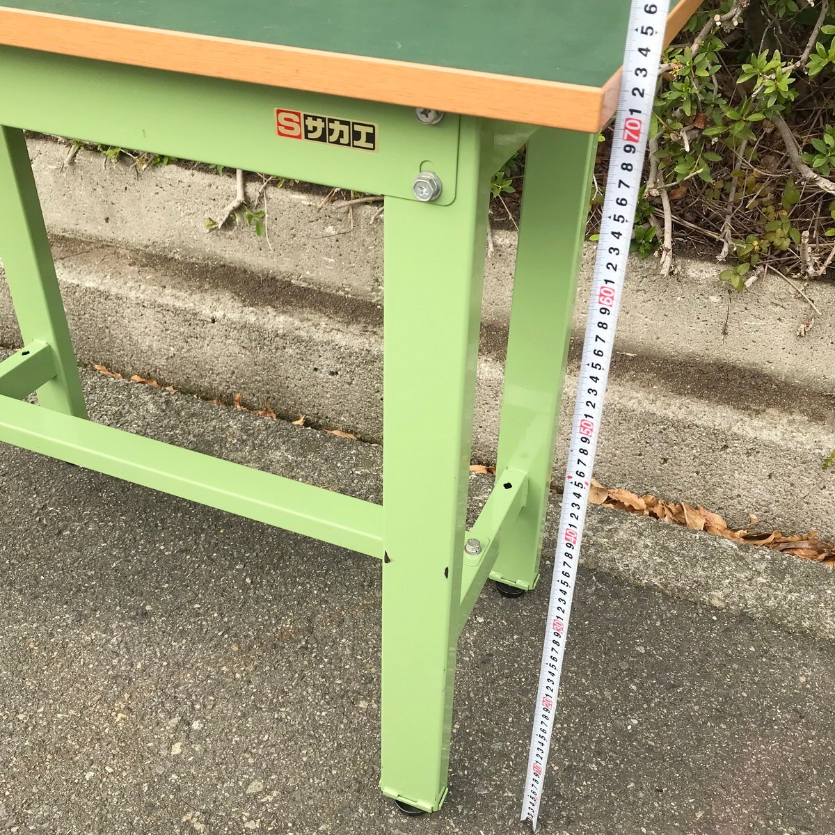 Yahoo!オークション - 雲蒼c881 サカエ 軽量作業台 作業台テーブル 作...