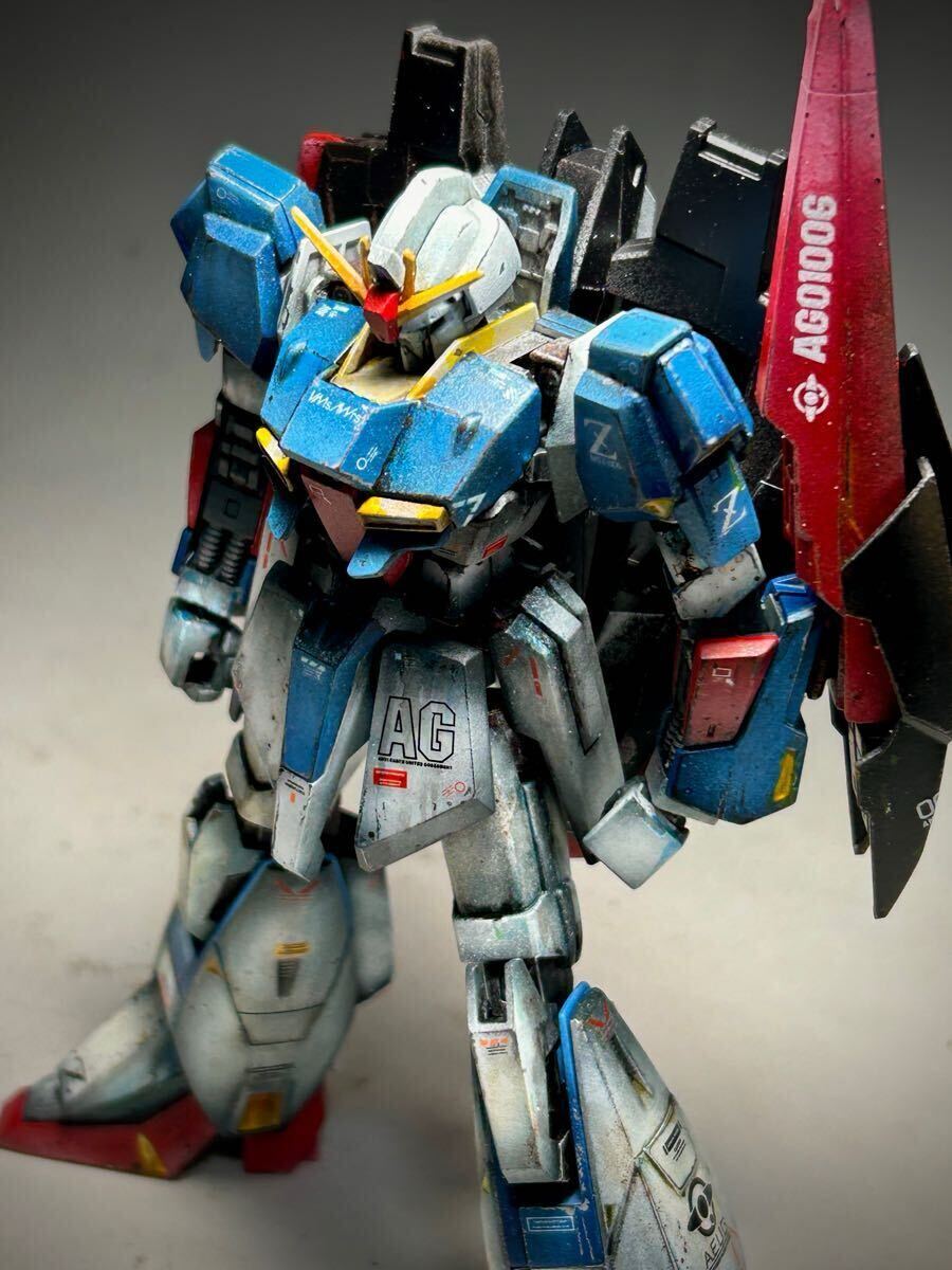 日本代購代標第一品牌【樂淘letao】－HGUC ZETAガンダム ウェザリング加工組み立て済み完成品 ガンプラ バンダイ